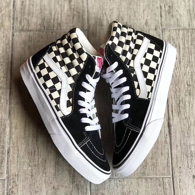 Tênis Botinha Vans Xadrez Unissex Várias Cores Do 34 ao 43. | Shopee Brasil