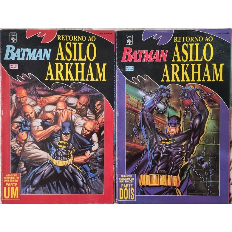 HQ Batman: Retorno ao Asilo Arkham (Completa com os 2 Volumes) | Shopee Brasil