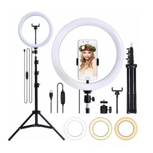 Ring Light 10 Polegadas completo 26cm - SEM TRIPÉ - Escorrega o Preço