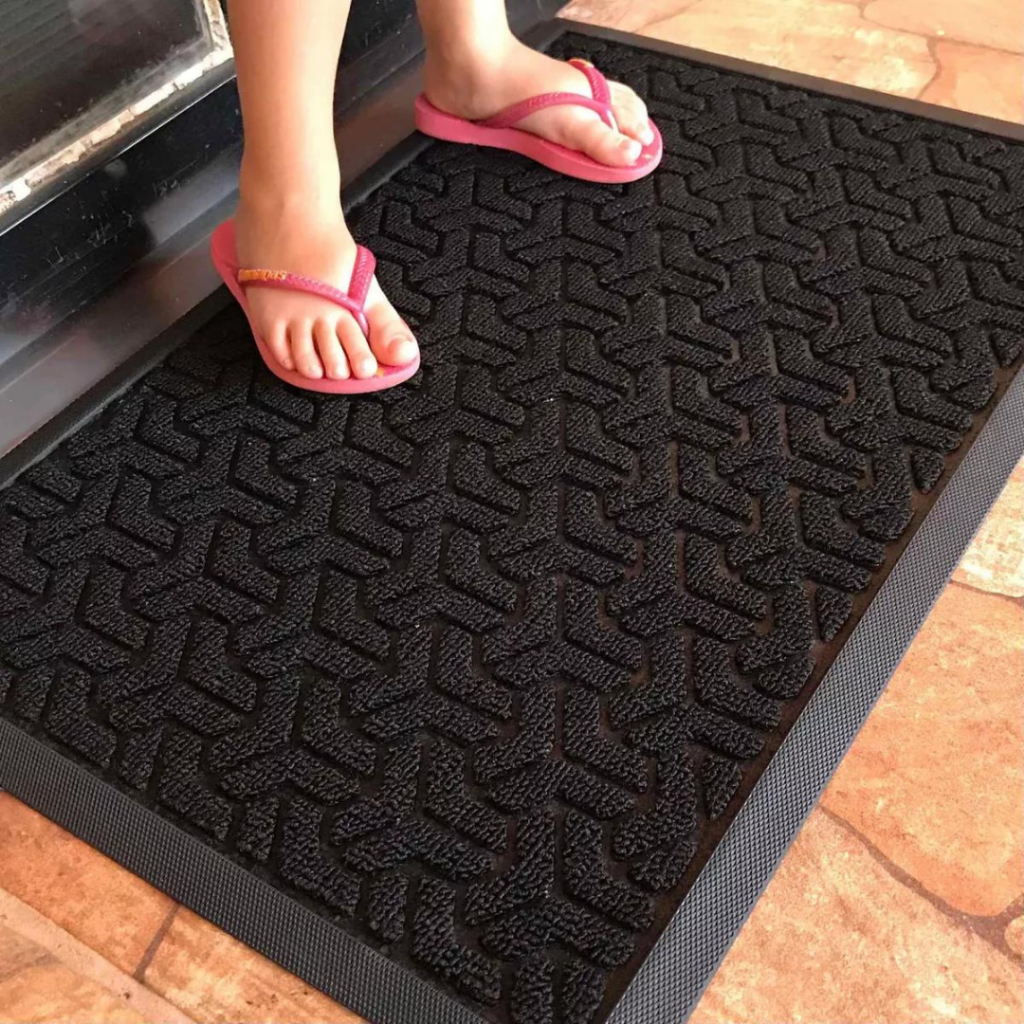 Capacho Porta De Entrada Borracha Antiderrapante Várias Cores e Modelos ...