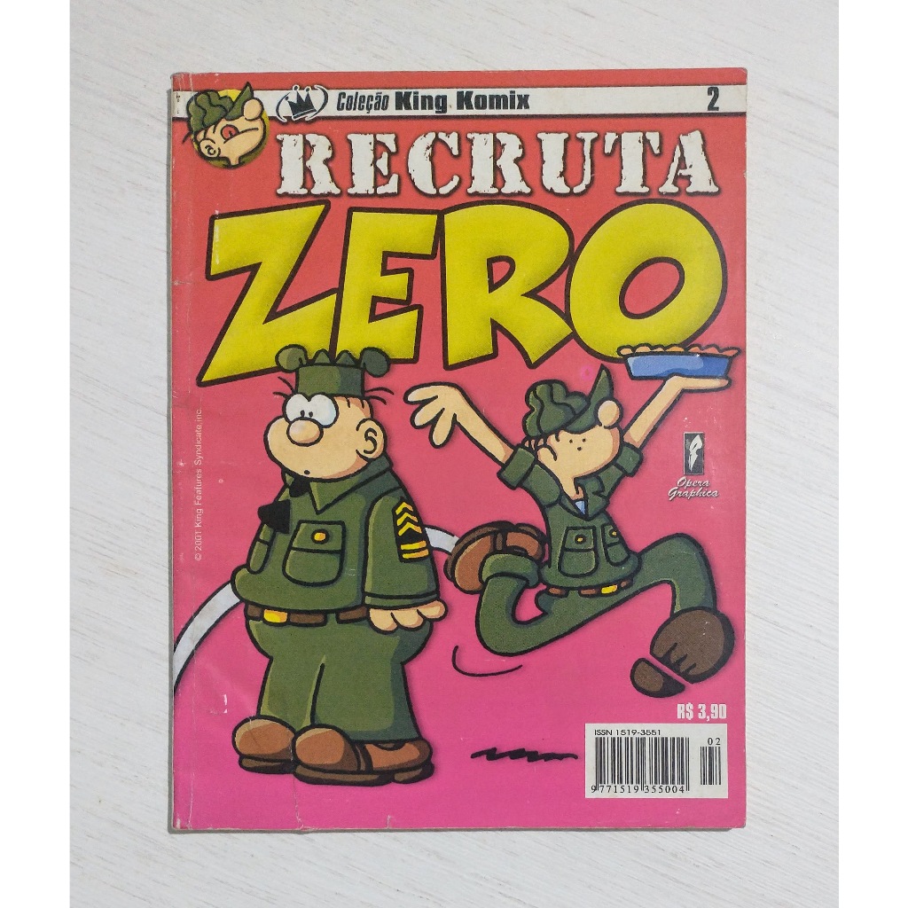 Coleção King Komix - nº 2 - Recruta Zero | Shopee Brasil