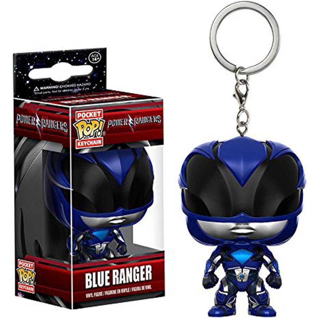 Funko Pop Keychain: Power Rangers - Chaveiro - Ranger Azul (Blue Ranger ...