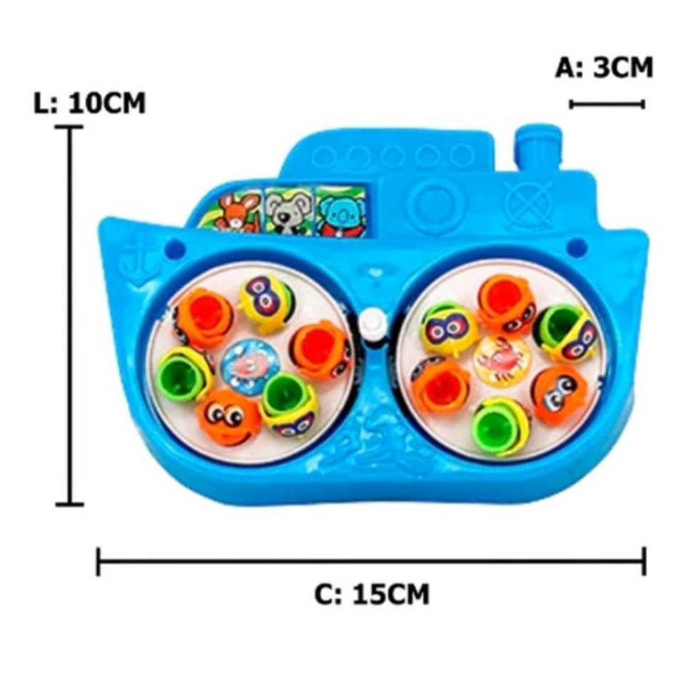 Jogo de Pescaria Maluca Pega Peixe A Corda Brinquedo Infantil Divertido ...