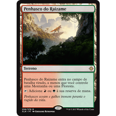 Carta Magic - Penhasco do Raizame Foil - MTG | Shopee Brasil