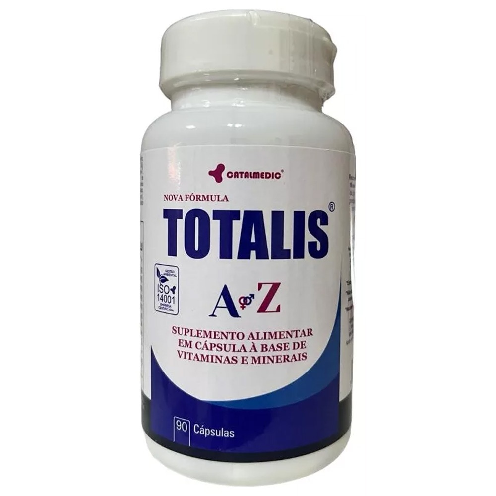 Totalis Vitaminas e Minerais de A a Z 90 Cápsulas 350mg | Shopee Brasil