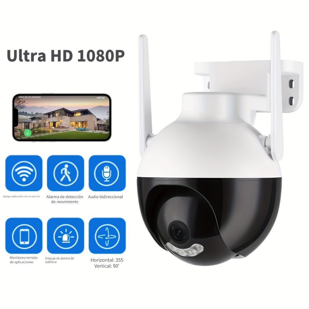 Câmera De Monitoramento Inteligente WiFi De lente única 2K 4MP De À ...