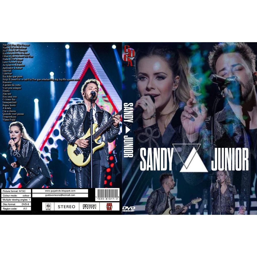 dvd sandy e junior nossa historia nao original | Shopee Brasil