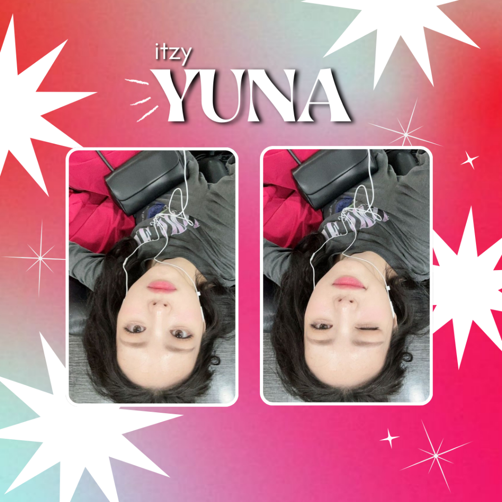 ITZY - Yuna, set 2 Photocards Fanmade frente e verso, Set Upside Down | Shopee Brasil