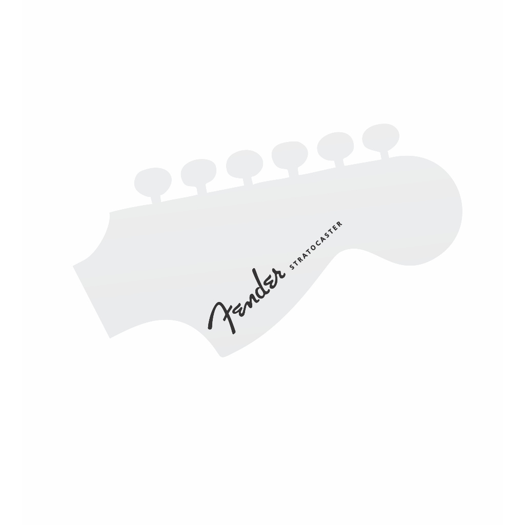 Decal Fender Stratocaster Deluxe p/ Headstock Guitarra - 8,5cm ...