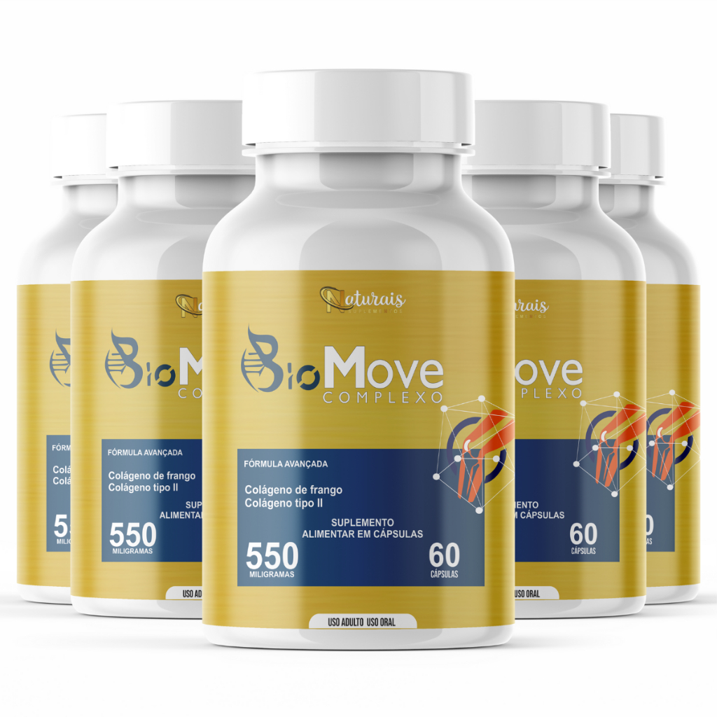 5x Biomove 300 Cápsulas Original - Envio Hoje - Loja Oficial - Bio Move ...