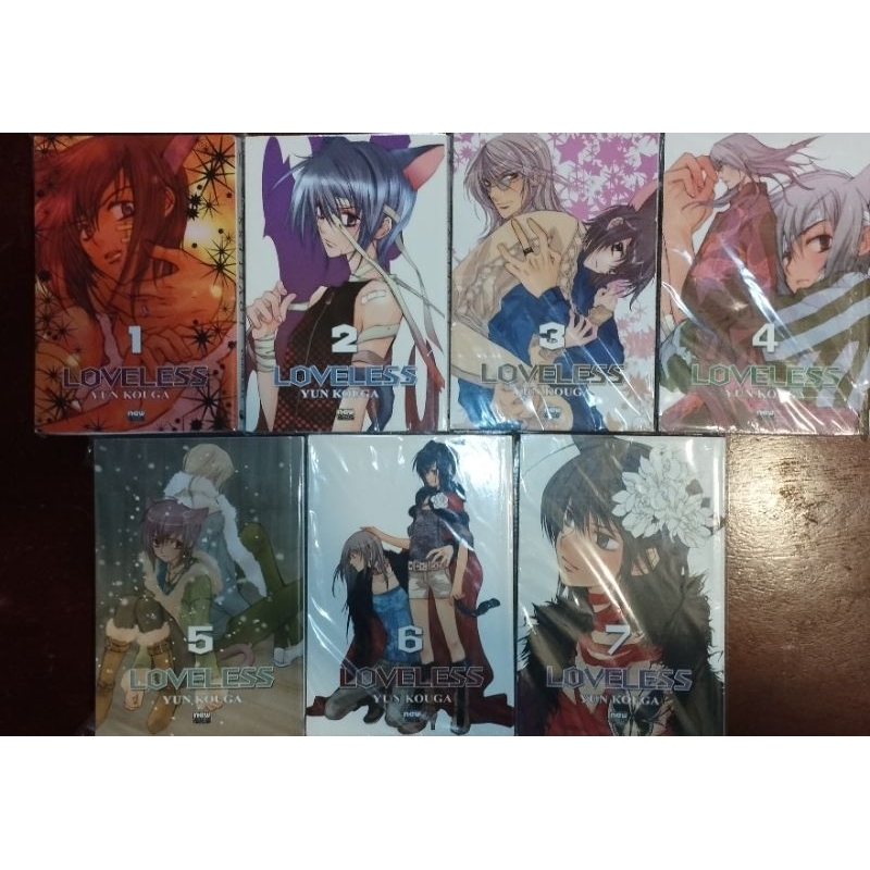Loveless 1 ao 7 Completo mangá Yun Kouga | Shopee Brasil