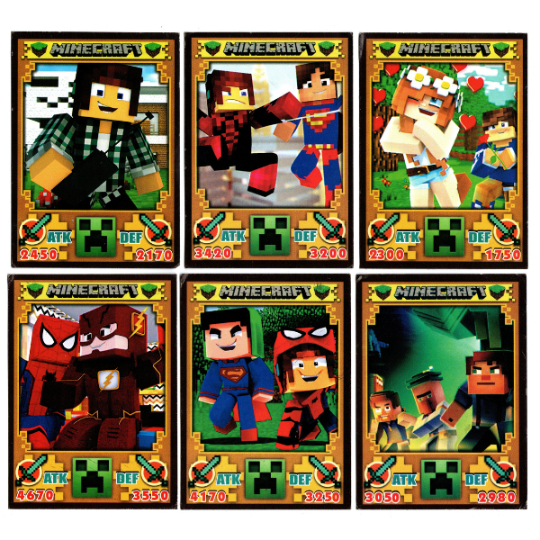 600 Card Minecraft TCG Card Game Cartinhas Minecraft Cards | Shopee Brasil