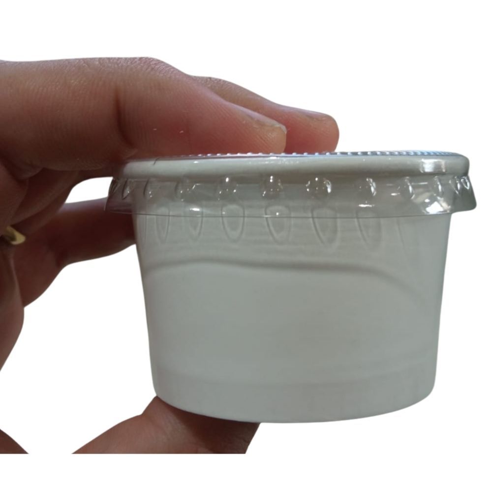 Pote 80 ml em Papel com Tampa - Pacote com 50 unidades | Shopee Brasil