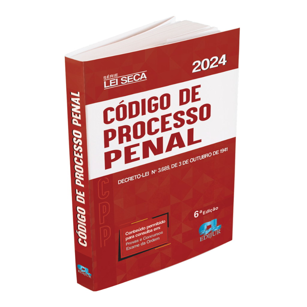 Código de Processo Penal CPP - Lei Seca 2024 - Material Atualizado para provas | Shopee Brasil