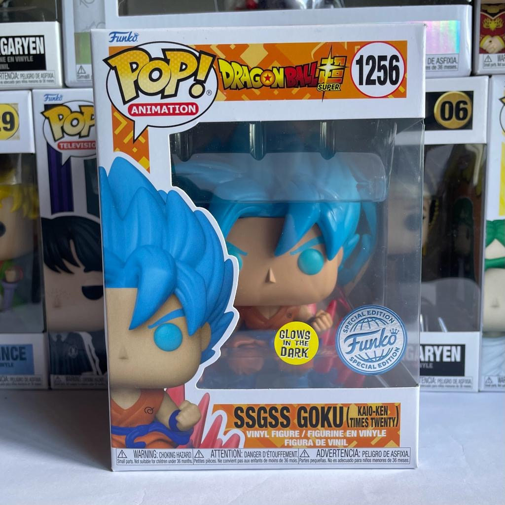 Funko Pop! Dragon Ball Goku Ssgss Glows In The Dark #1256 | Shopee Brasil