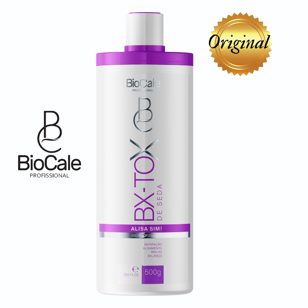 Biocale Botox de Seda Profissional 500 ml bx-tox - 0% de Formol Liso ...