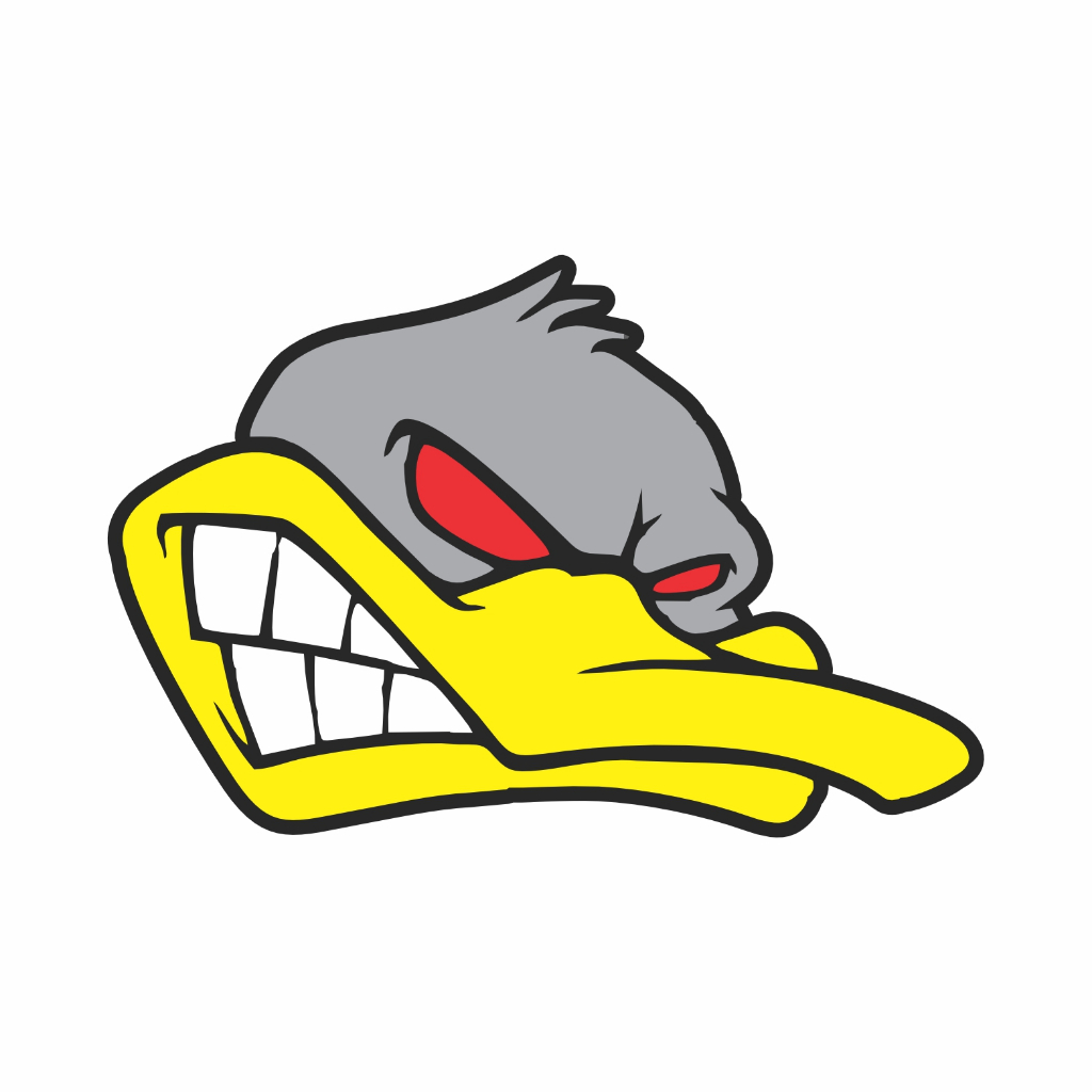 Adesivo Pato GRS Pato Escapamento 11cm CARRO / MOTO / GRAU / CAMINHAO ...