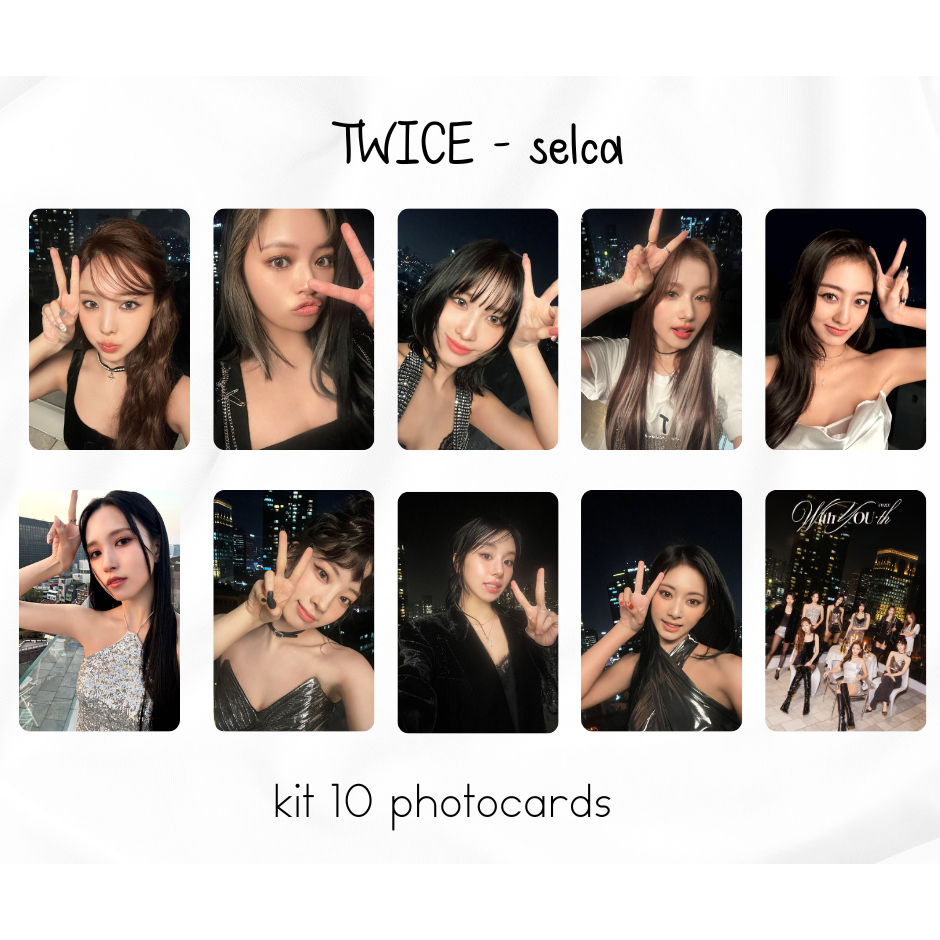 TWICE Kit fanmade - photocards WITH YOU-TH e I GOT YOU - Nayeon - Jeongyeon - Momo - Sana ...