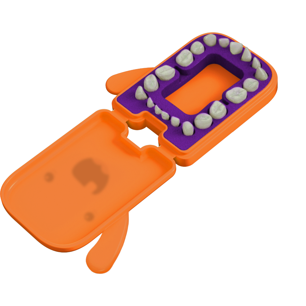 Álbum Dental Para Dentes de Leite - Caixa Organizadora de Dente Decíduo ...