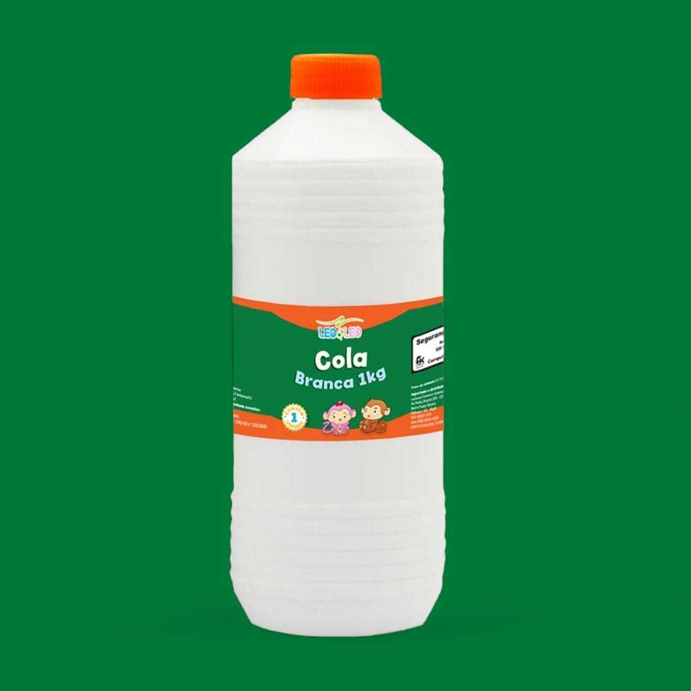 Cola Líquida Branca 1kg Leo E Leo | Shopee Brasil
