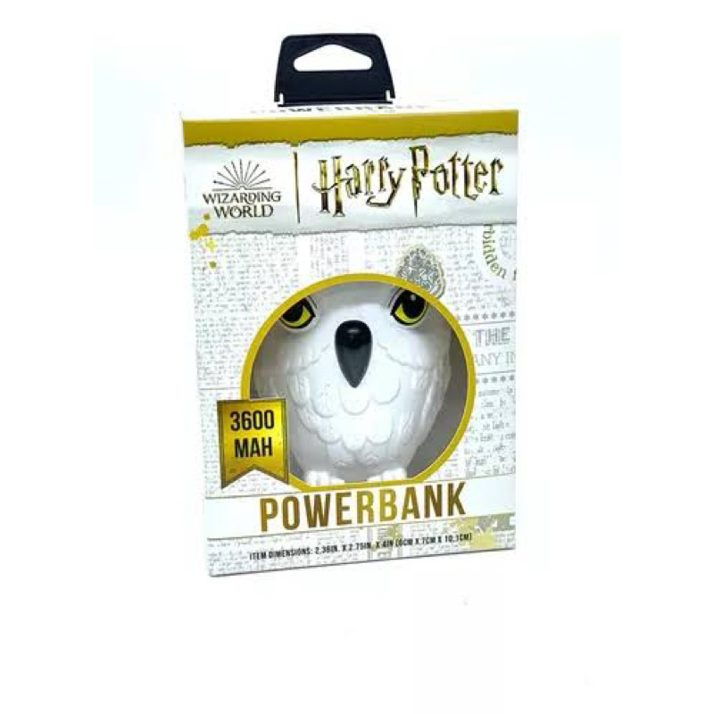 Carregador Power Bank 3600 Mah Edwige Harry Potter Importado | Shopee ...