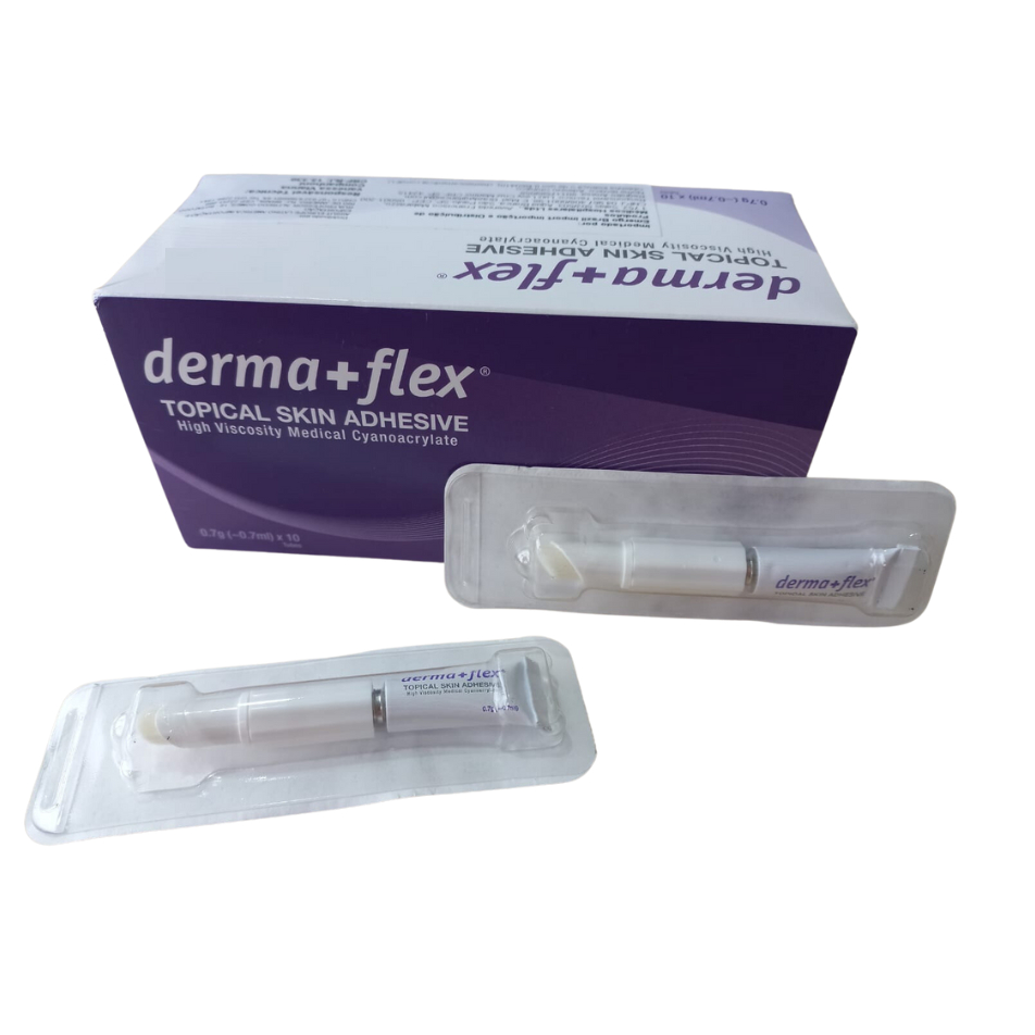 Derma+flex Adesivo Topico Cutaneo - Cola Cirurgica 0,7g unid | Shopee ...