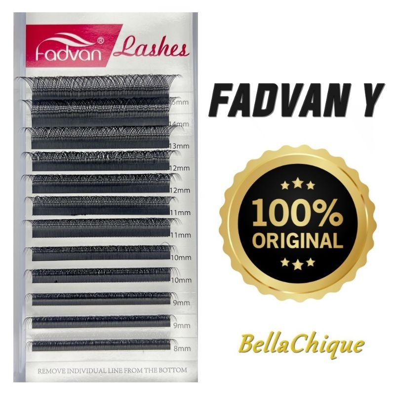 Cílios Fadvan Y Volume Brasileiro Alongamento Tamanhos Mix e ...