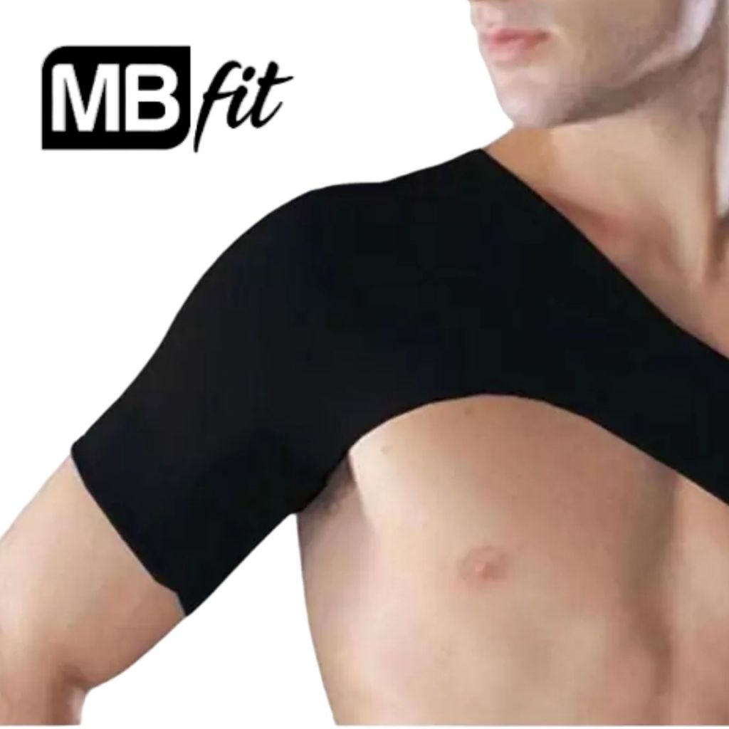 Ombreira Protetor de Ombro MbFit Bilateral Neoprene Suporte Lesão ...