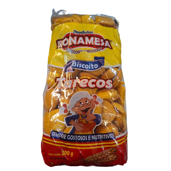 Biscoito Tareco 300g e 200g | Shopee Brasil