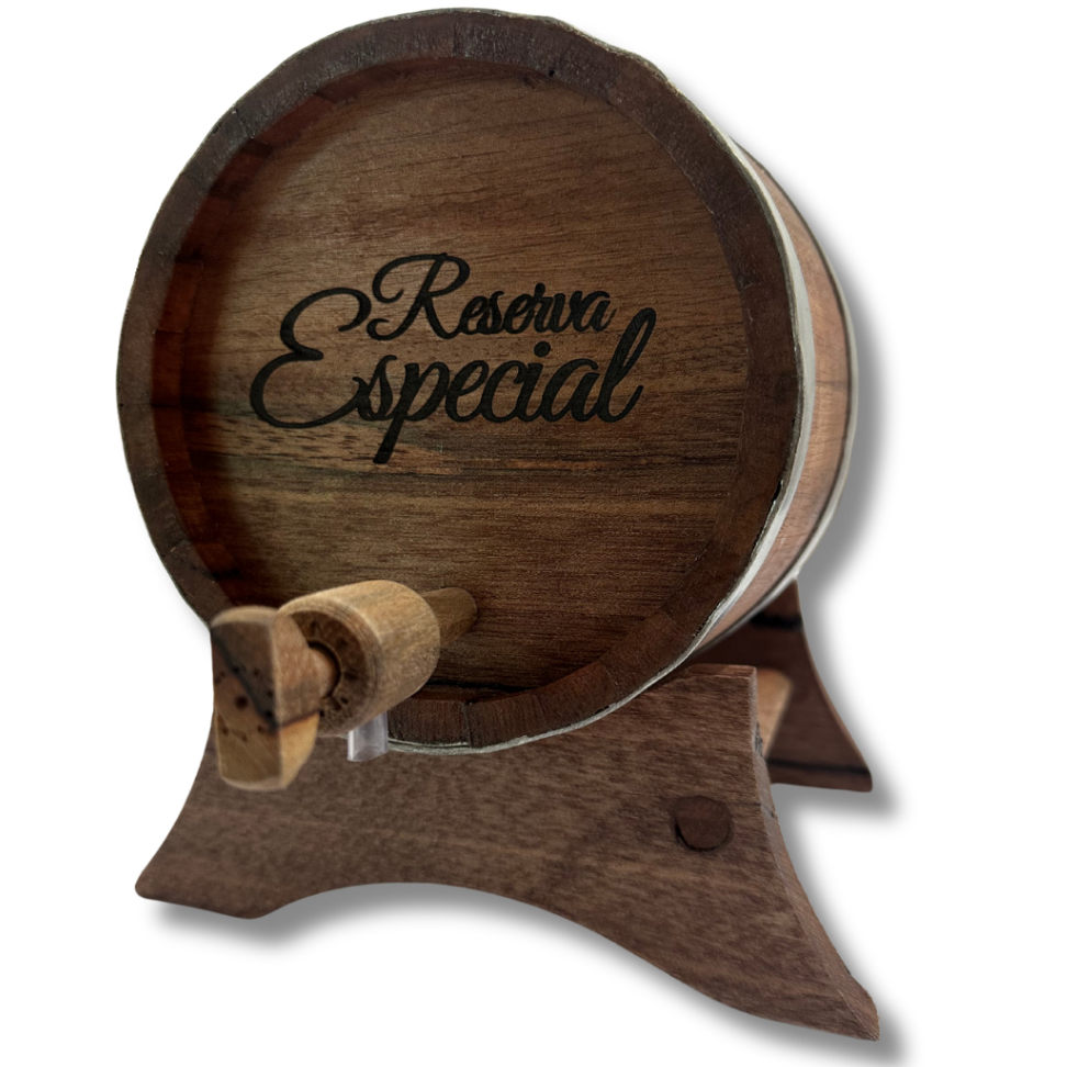 Barril/Tonel De Carvalho 3 Litros + Personalização | Shopee Brasil