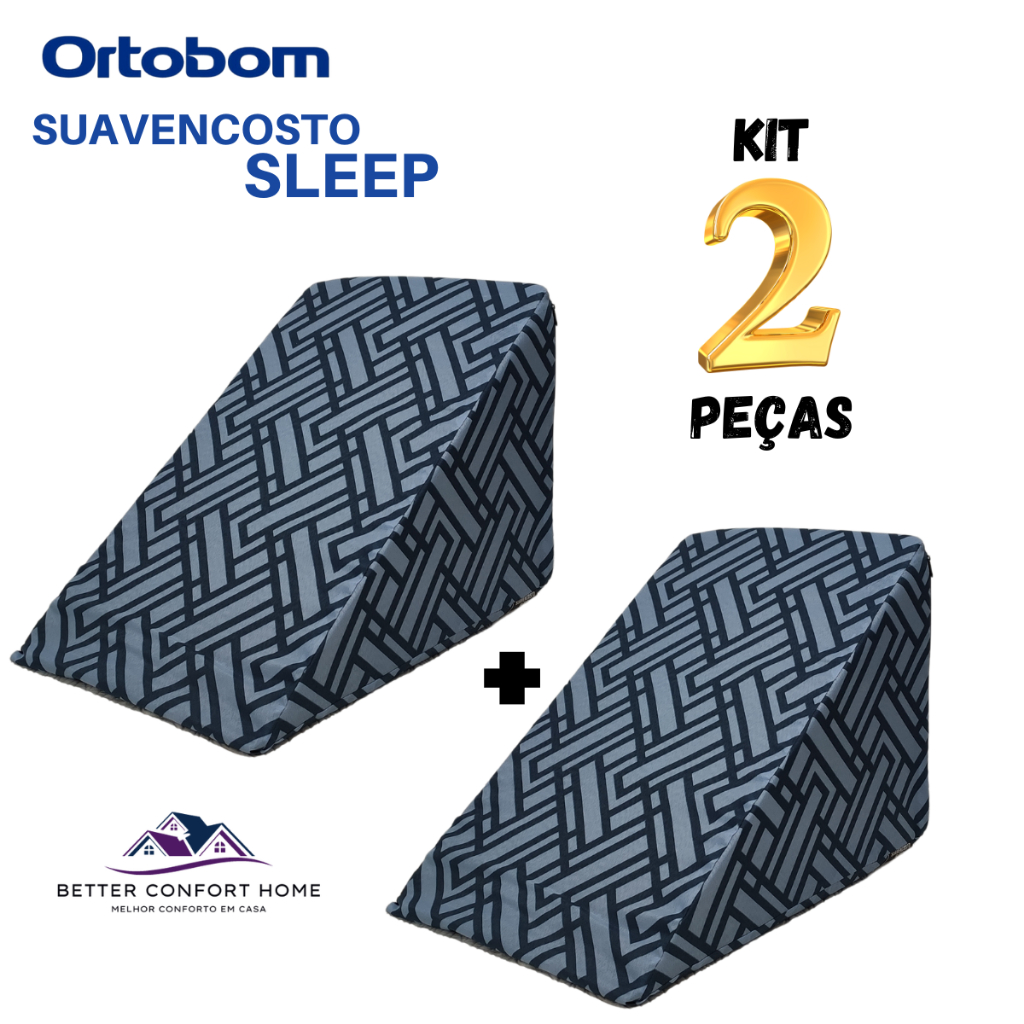 Travesseiro Triangular Ortobom (KIT COM 2 UNIDADES) | Shopee Brasil