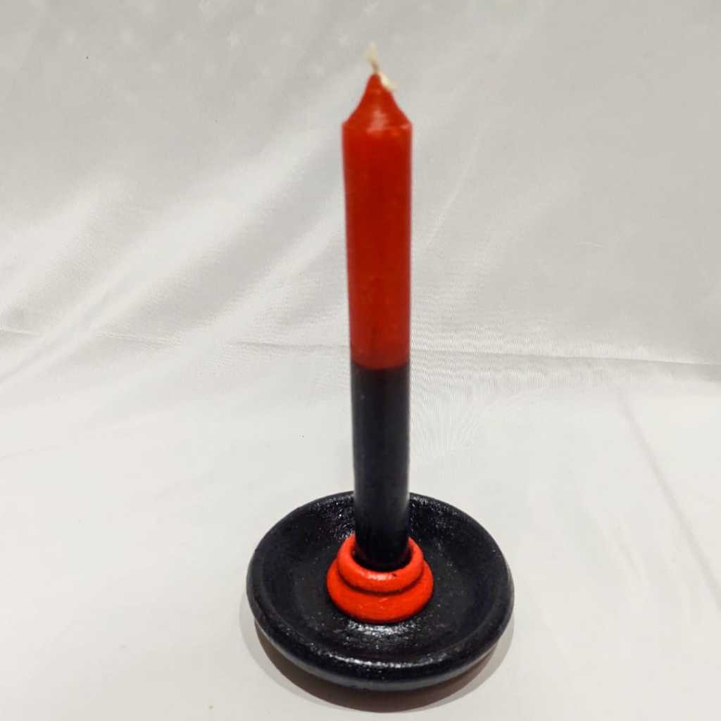Castiçal de Barro para vela Exu Pomba Gira Umbanda Candomblé | Shopee ...