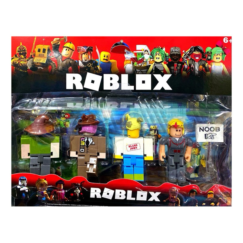 Cartela 4 Bonecos Articulados Roblox | Shopee Brasil