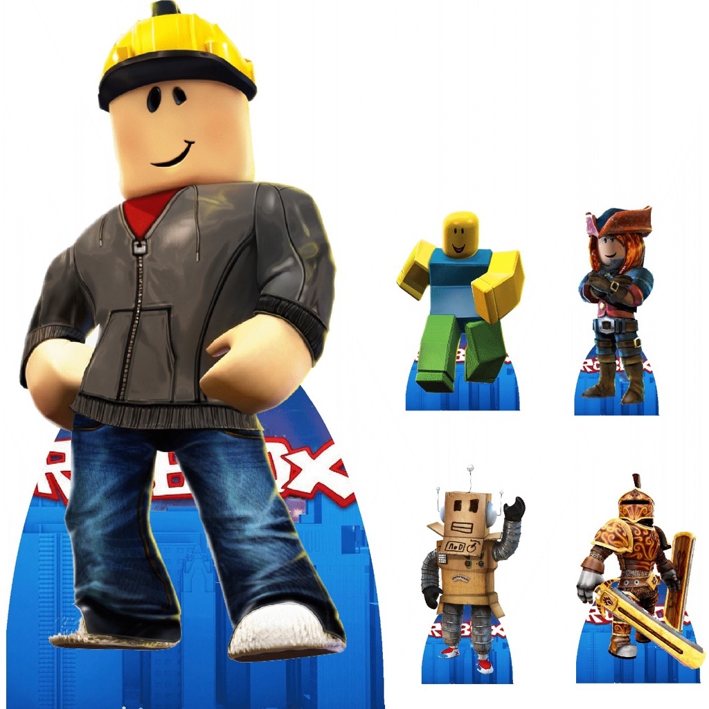 Display MDF 1 de 60 cm e 4 de 20 cm Roblox | Shopee Brasil