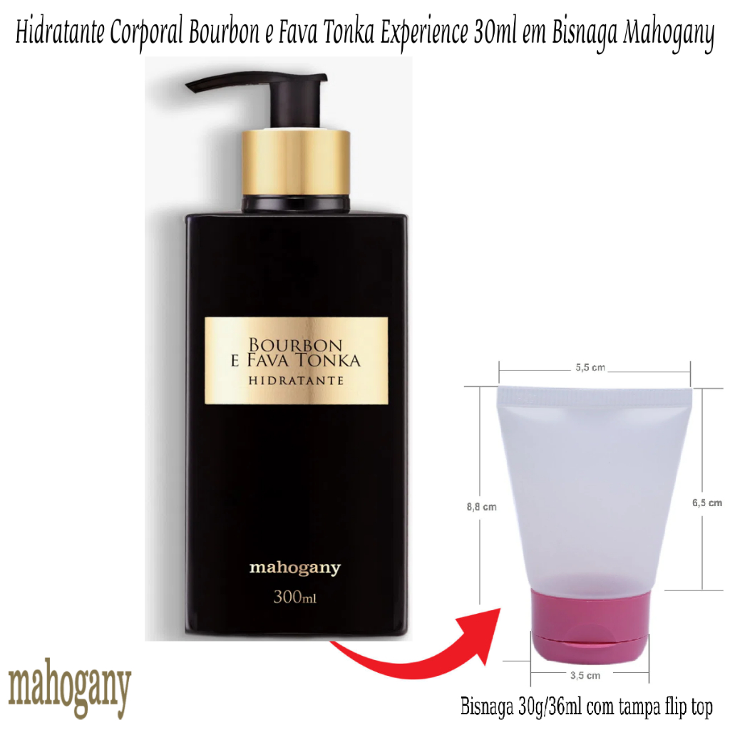 Hidratante Corporal Bourbon e Fava Tonka Experience 30ml em Bisnaga ...