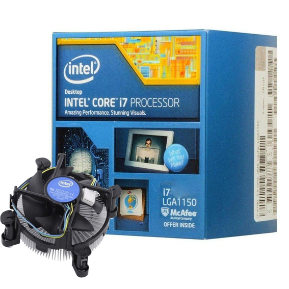 Processador Intel Core I7 4770 3.4Ghz LGA1150 Cooler Box Intel Gamer ...
