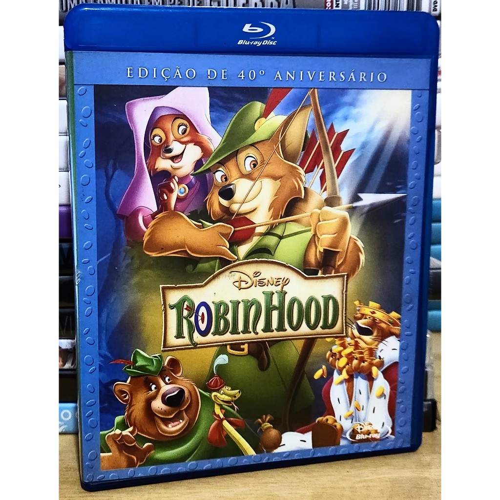 Blu-ray Robin Hood Disney (Original Seminovo) | Shopee Brasil
