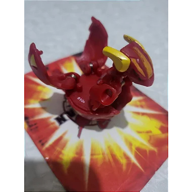 Bakugan Helix Dragonoid Red Pyrus 810G Battle Brawlers | Shopee Brasil