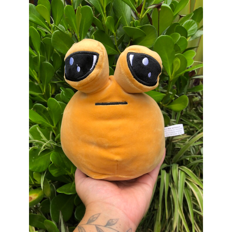 Pelúcia Pou triste Alien 22cm/ Boneco de Pelucia pou Jogo/ Pou my Pet ...