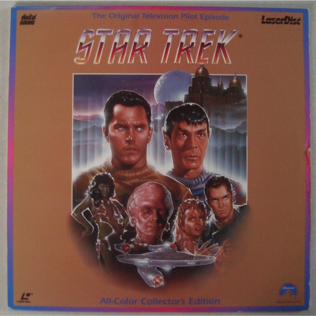 Ld Laser Disc Star Trek 1991 Episodio Piloto da série de tv, Importado ...