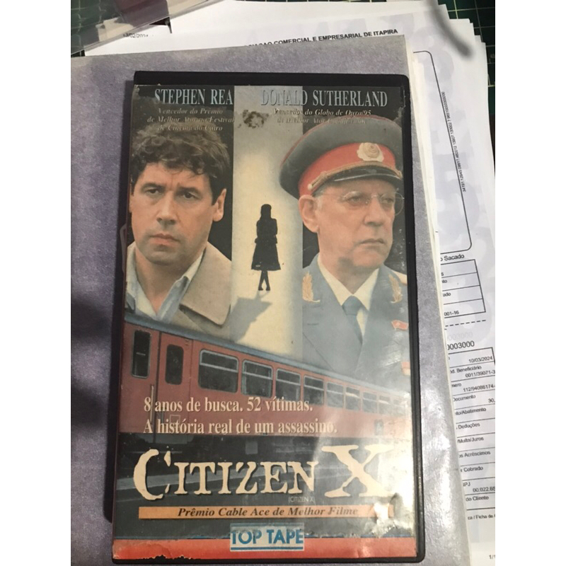 Fita Cassete VHS Filme Citizen X! Legendado! Original! | Shopee Brasil