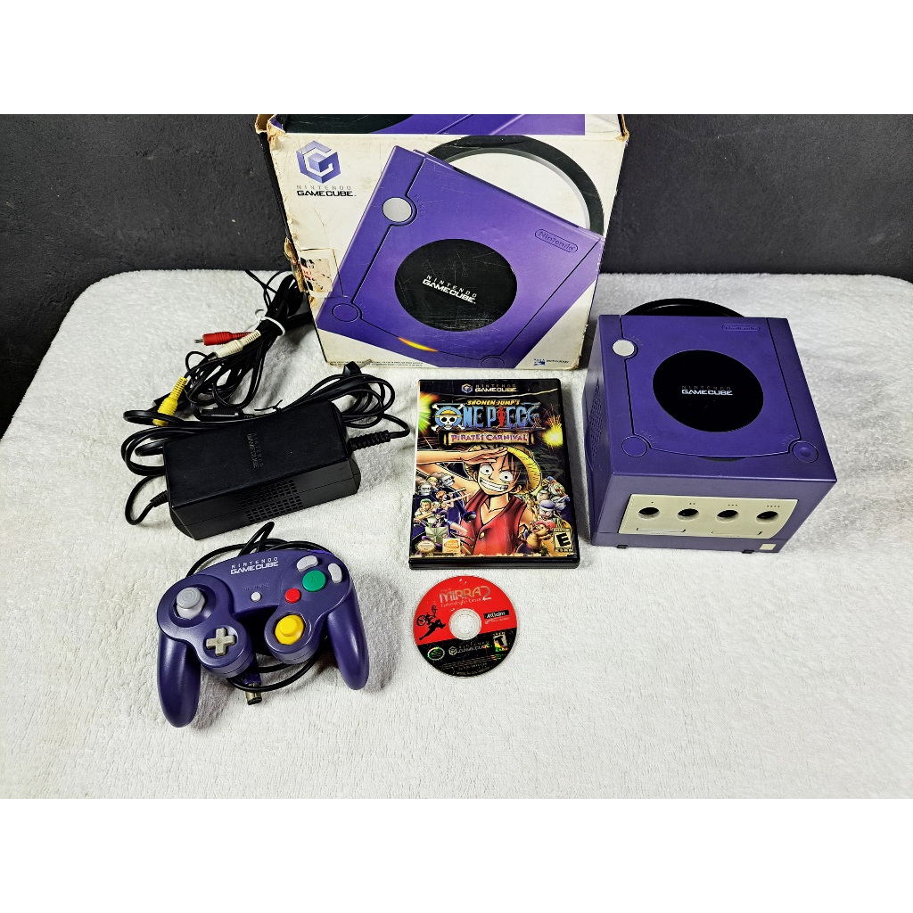Console Nintendo Gamecube Indigo Nacional com caixa Funcionando - Game ...