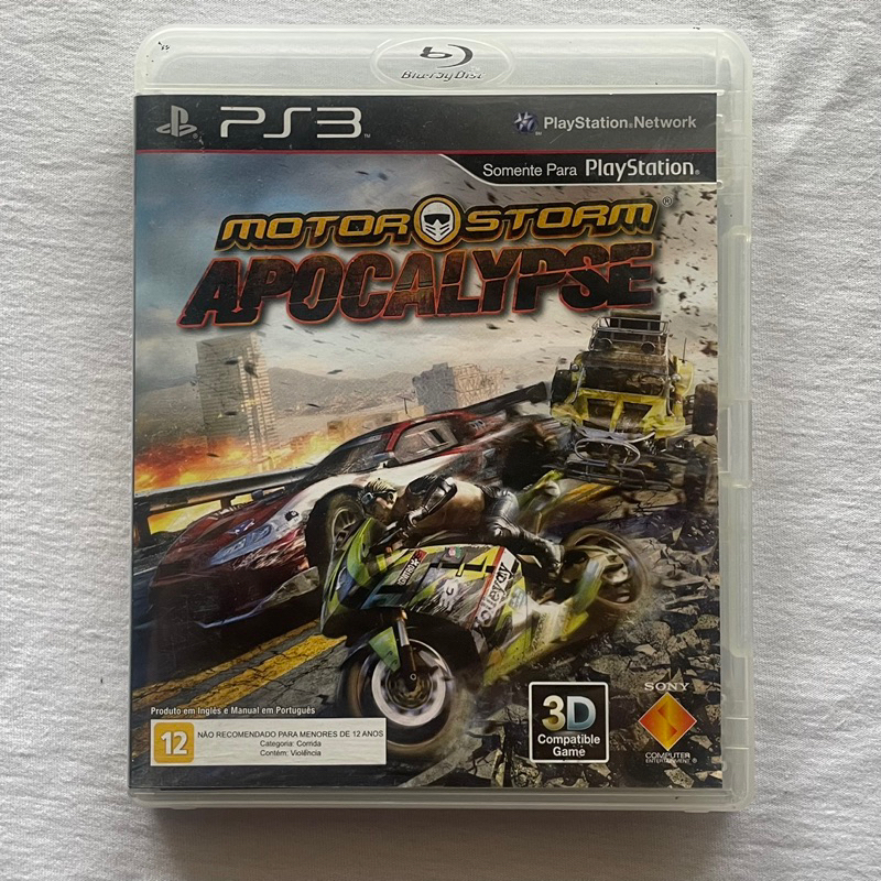 Motor Storm Apocalypse Ps3 Jogo Original Mídia física | Shopee Brasil