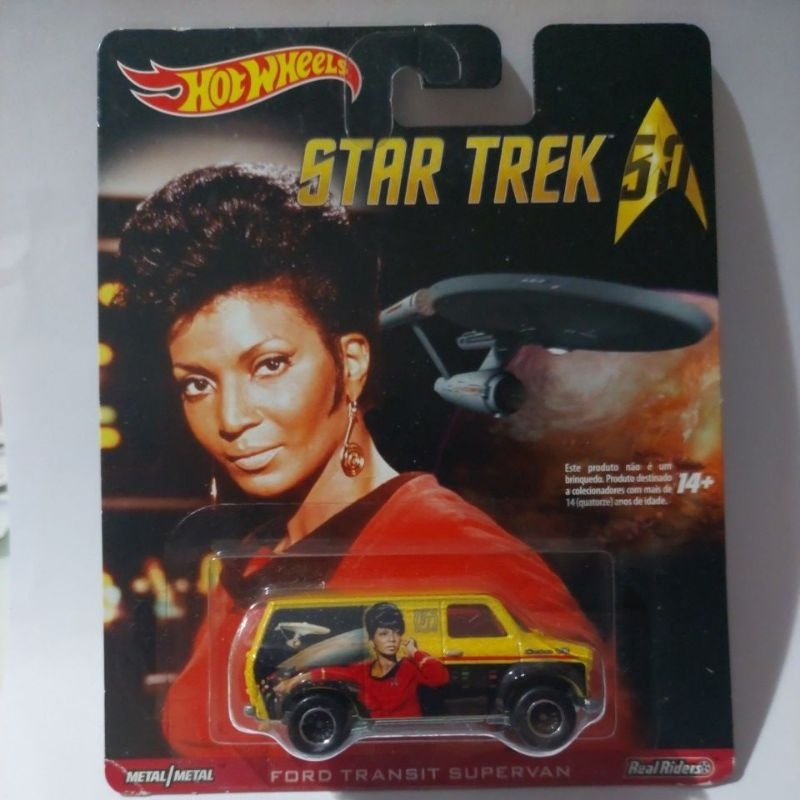 HOT WHEELS STAR TREK FORD TRANSIT SUPERVAN | Shopee Brasil