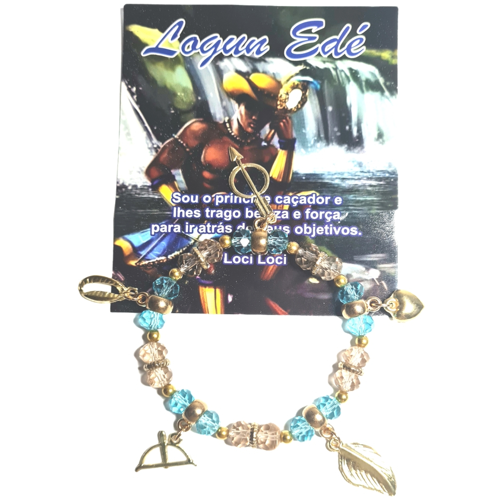 Pulseira De Logun Edé - Orixás Entidade Umbanda Candomblé Promoção ...