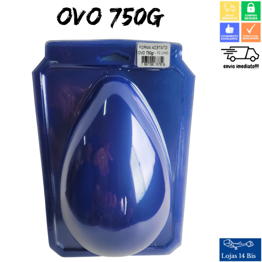 10 Forma para Ovo Páscoa de Acetato 750g | Shopee Brasil