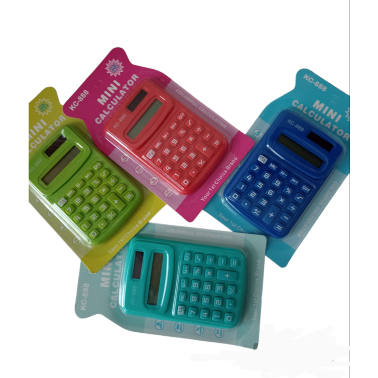 Mini calculadora colors (unidade) | Shopee Brasil