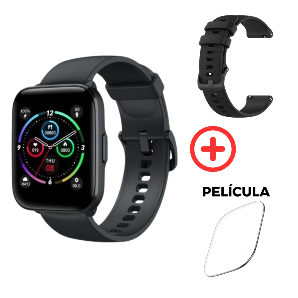 Smartwatch Mibro C2 Versão Global Xiaomi A Prova D'Água 2 ATM Tela HD ...