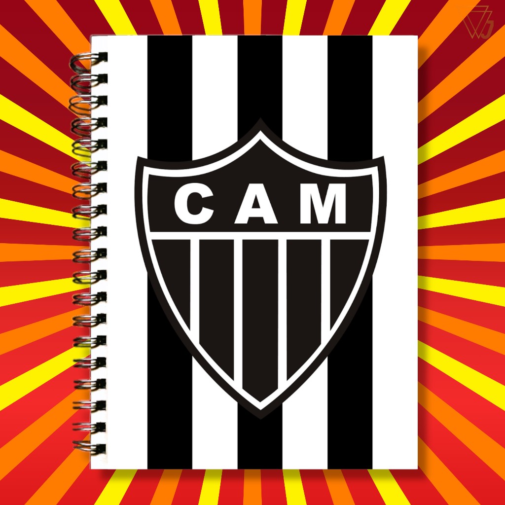 Adesivo Para Capa de Caderno Time Galo Mineiro Futebol Top Excelente ...