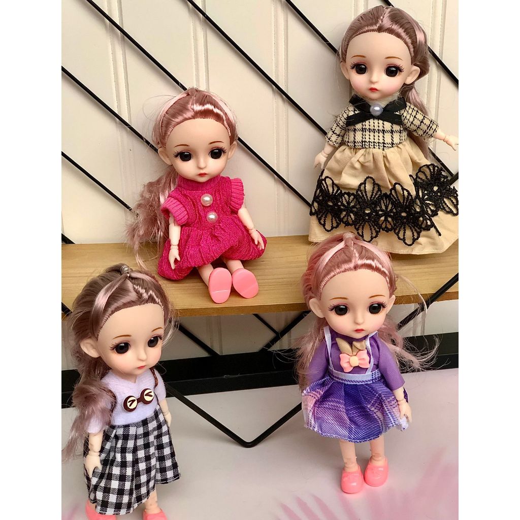 Boneca BJD coreana anime fofa com roupinha articulada 16 cm Brinquedos ...